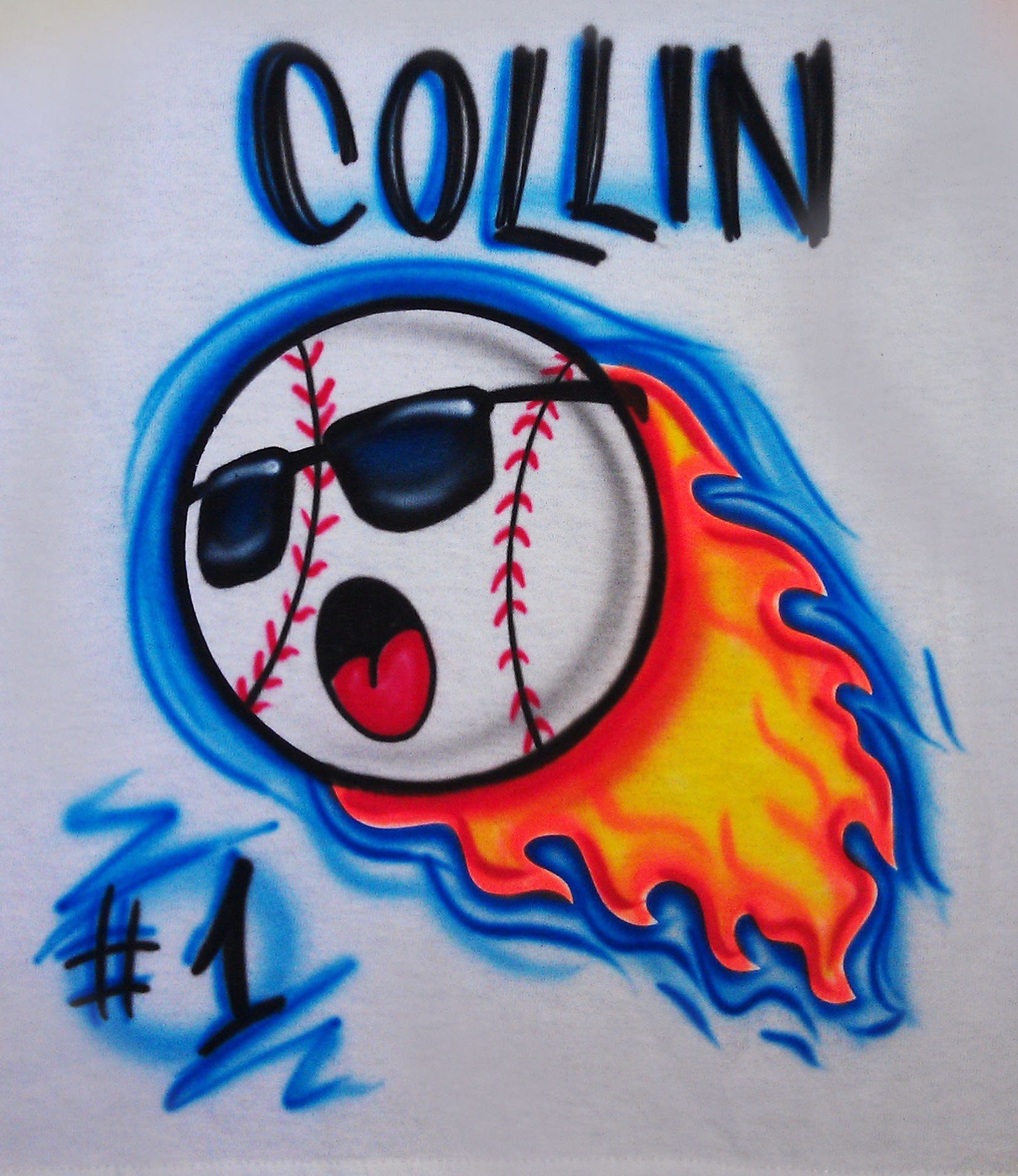 MecaBrush - Affordable airbrushed shirts and batting helmets ...