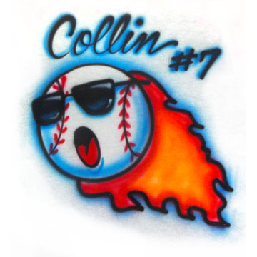 MecaBrush - Affordable airbrushed shirts and batting helmets ...